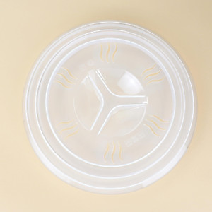 Microwave Splatter Cover for Food 11.8 inch,All Silicone Microwave Cover,Collapsible Microwave Food Cover BPA Free (clear)