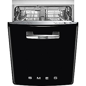 Smeg Under Counter Built-In Dishwasher with 13 Place Settings, 10 Wash Cycles, 7 temperatures, 24-Inches