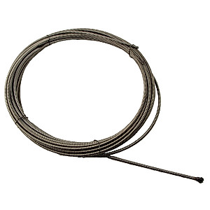 Draincables Direct 1/2" Drain Cable x 50' - No Core with Slotted Ends