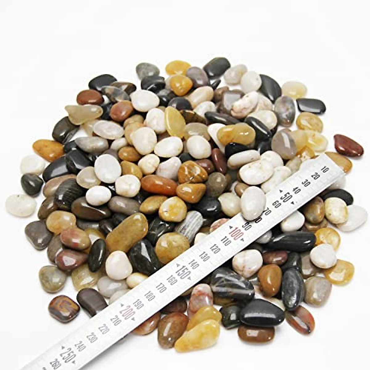 Yousonew 10lbs 100% Natural River Rock Stones,Garden Adornment Stones ...