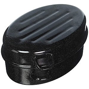 16.5"L x 15"W x 8"H (42cmx38cmx20.3cm) Uniware Healthy Enamel Coating Turkey Roaster, Roaster Pan for Turkey, Roaster for Chicken