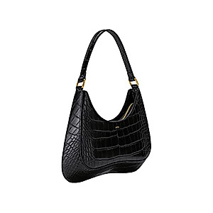 JW PEI Women's Ruby Shoulder Bag (Black Croc)