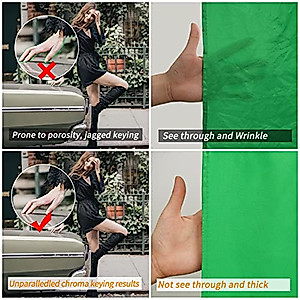 CIPAZEE Green Screen Backdrop - 8x10FT for Photoshoot Greenscreen Background for Photography Video Recording Photo Background Backdrop