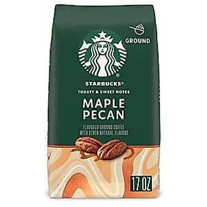 Starbucks Ground Coffee—Maple Pecan Flavored Coffee—Naturally Flavored—100% Arabica—1 bag (17 oz)