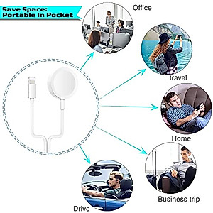 2023 New Update Fast 2 in 1 Charging Station Cable (5FT) for Apple Watch8 7 6 5 4 3 and for All iPhone 14/13/12/12 Mini/12Pro/12 Pro Max Plus/11/11Pro/11 Pro…