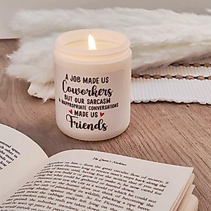 Retirement Gift for Woman, Farewell Gifts for Coworkers, Funny Gifts for Women Men Friends, Going Away Goodbye Gifts, Birthday Candles Gifts for Women, Soy Wax Lavender Candles