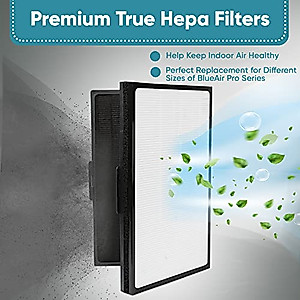 Pro Particle Filter Compatible with Blueair Pro M, Pro L and Pro XL Air Purifiers for Dust and Unpleasant Odors
