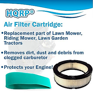 HQRP Filter Cartridge with Pre-Filter Compatible with Briggs & Stratton 394018 394018S 392642 272490S 272490 271271 4135 5050 5050B 5050H 5050K 806232 Replacement