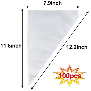 Piping Bags, Pastry Bags 12 Inch 100pcs, Disposable Icing Piping Pastry Bags For Cookie/Cake Decorating Supplies, Anti Burst And Non-Slip Thicken Cake Decorating Bags.