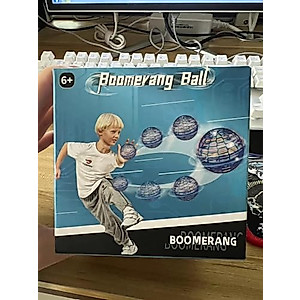 Beavo Boomerang Ball: Hover Ball Toy, Blue, 6+, USB Charging, Includes USB Cable