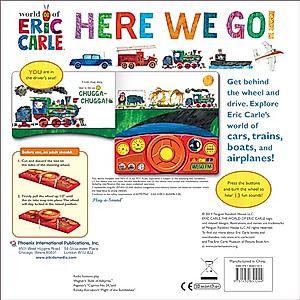 World of Eric Carle, Here we Go Little Steering Wheel Sound Book - PI Kids (The World of Eric Carle)