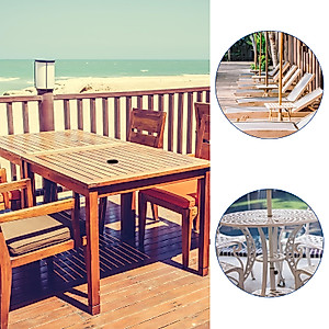 KALIONE 2 Packs Patio Table Umbrella Hole Ring, Black Umbrella Outdoor Patio Plug Hole Ring, Silicone Cone Umbrella Stabilizer Sleeve for Outdoor Table Umbrella Patio Umbrella Pool Umbrella Adapter