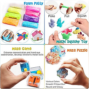 56 Pcs Party Favors Carnival Treasure Box Toys Classroom Prizes Small Mini Bulk Gifts Toys Pinata Stocking Stuffers for Kids Boys Girls 4-8 8-12 3-5, Goodie Bags Fillers for Kids Birthday Party