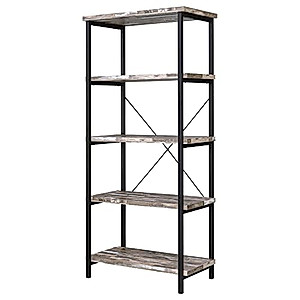 Coaster Furniture Bookcase Salvaged Cabin and Black 801552