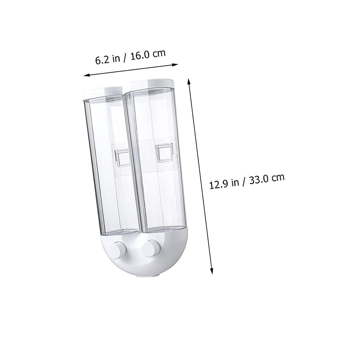 CIYODO 2 pcs Wall-mounted Wall- for Organizer Bucket Household Flour Baking Dry Large Rice Grain Restaurant Tea Storage Seasoning Canister Kitchen Food Container Grains Containers