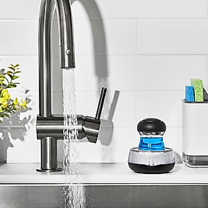 OXO Good Grips Soap Dispensing Palm Brush Storage Set