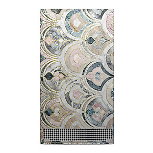 Head Case Designs Officially Licensed Micklyn Le Feuvre Art Deco Tiles In Soft Pastels Art Mix Vinyl Sticker Gaming Skin Decal Cover Compatible With Xbox Series S Console and Controller Bundle