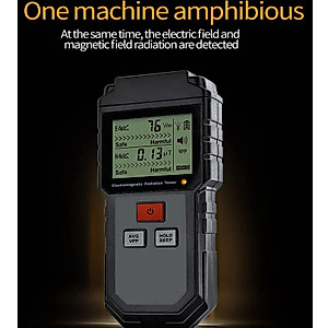 Geiger Counter,EMF Meters Reader Ghost Hunting,Digital Handheld EMF Detector Electromagnetic Field Radiation Detector