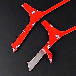 AIRSPEED Car Seat Head Rest Accent Sticker Carbon Fiber Auto Headrest Interior Trim Cover for Toyota Supra GR A90 A91 MK5 2019-2022, Red