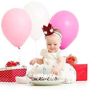 3 Pieces Galentine's Day Red Pet Party Crown, Reusable Crown for Dogs and Cats, Birthday Party Cat Kitten Headband, Adoption Celebration, Valentine's Day