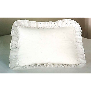 Madison WH Eyelet Pillow Sham, Standard, White