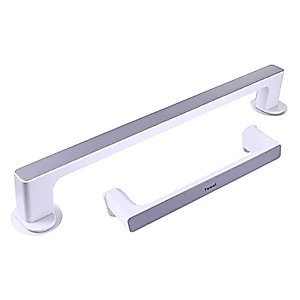 Cabilock No Punch Towel Rack Wall Mount Towel Holder Stainless Steel Towel Suction Cup Towel Holder 2pcs Kitchen Towel Bar Wall Mounted Towel Rack Shower Towel Rod Traceless Towel Rack Pp