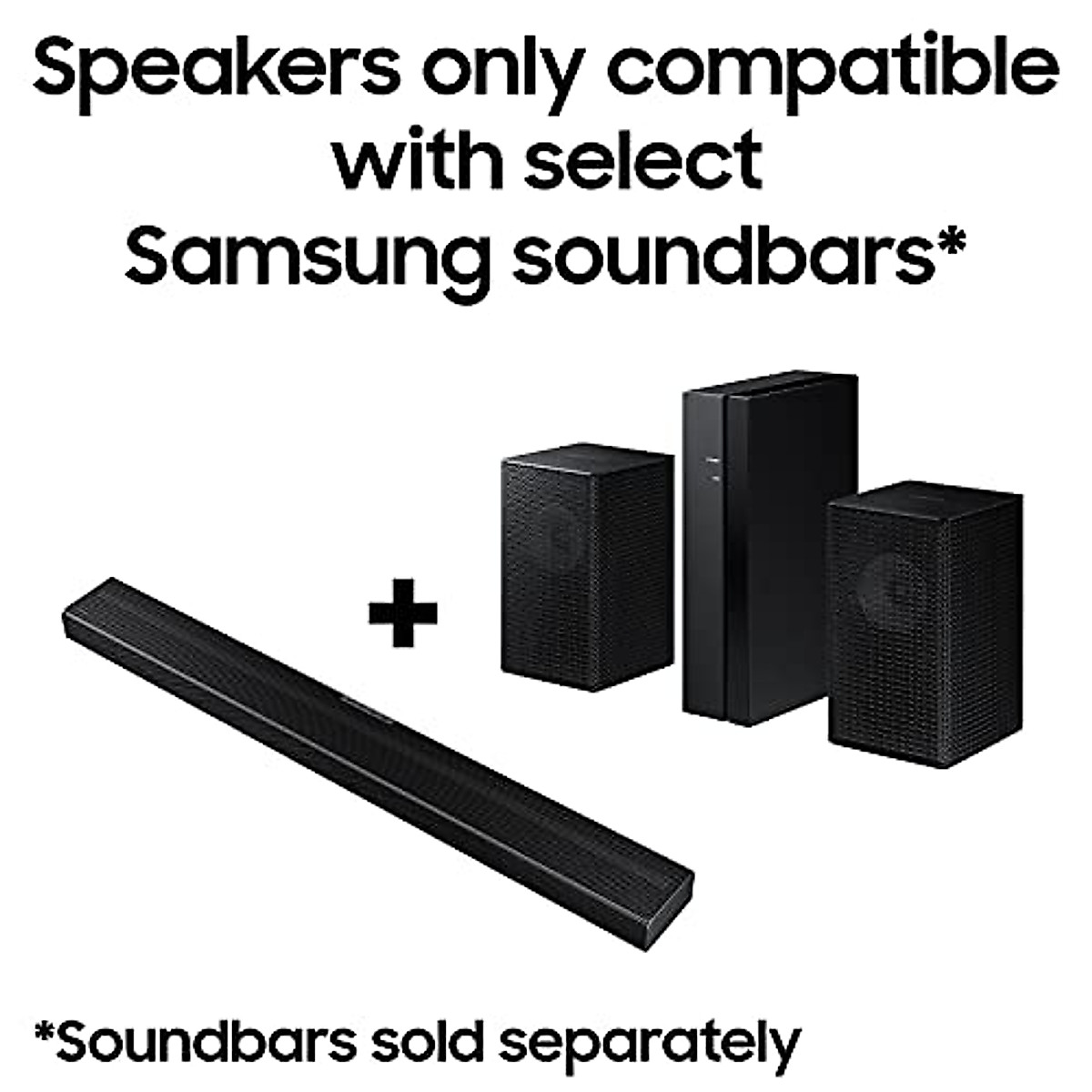 SAMSUNG 9100S Rear Speaker Kit - Wireless (SWA-9100S, 2021 Model)