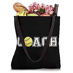 Softball Coach - Athletic Sports Classic Retro Collegiate Tote Bag
