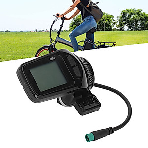 Ebike LCD Display Meter, Low Failure Rate Electric Bike Odometer Waterproof Electronic Panel Speedometer for E Scooter Replacement