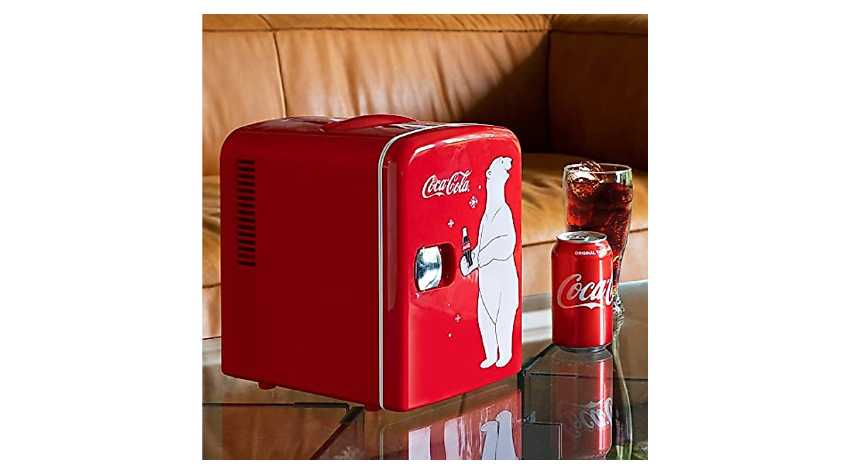 Get the Coca-Cola Polar Bear Mini Fridge - Cool & Warm