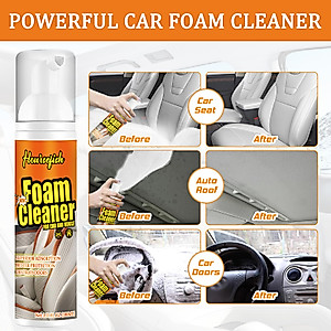 HORSEFISH TOOL All Purpose Cleaner, Car Foam Cleaner (2 Pack)