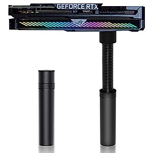 Aivalas GPU Support Bracket, Graphics Video Card Brace with Height Adjustable, Anti Sag Holder for Universal Graphics Card Sag, GPU Stand with Magnet and Rubber Pad