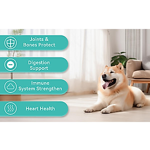 Omega-3 Multivitamin Skin and Coat Supplement for Dogs Omega 3 Fish Oil Supplement, Supports Shedding, Skin & Coat, Immunity, EPA,DHA (Heart,Bone, Multivitamin)