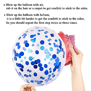 YinQin 176 PCS Ocean Blue Happy Birthday Party Balloons with Pump Under Sea Fish Birthday Balloons Decorations Baby Shark Happy Birthday Balloons Set Blue Sea Happy Birthday Party Supplies for Kid