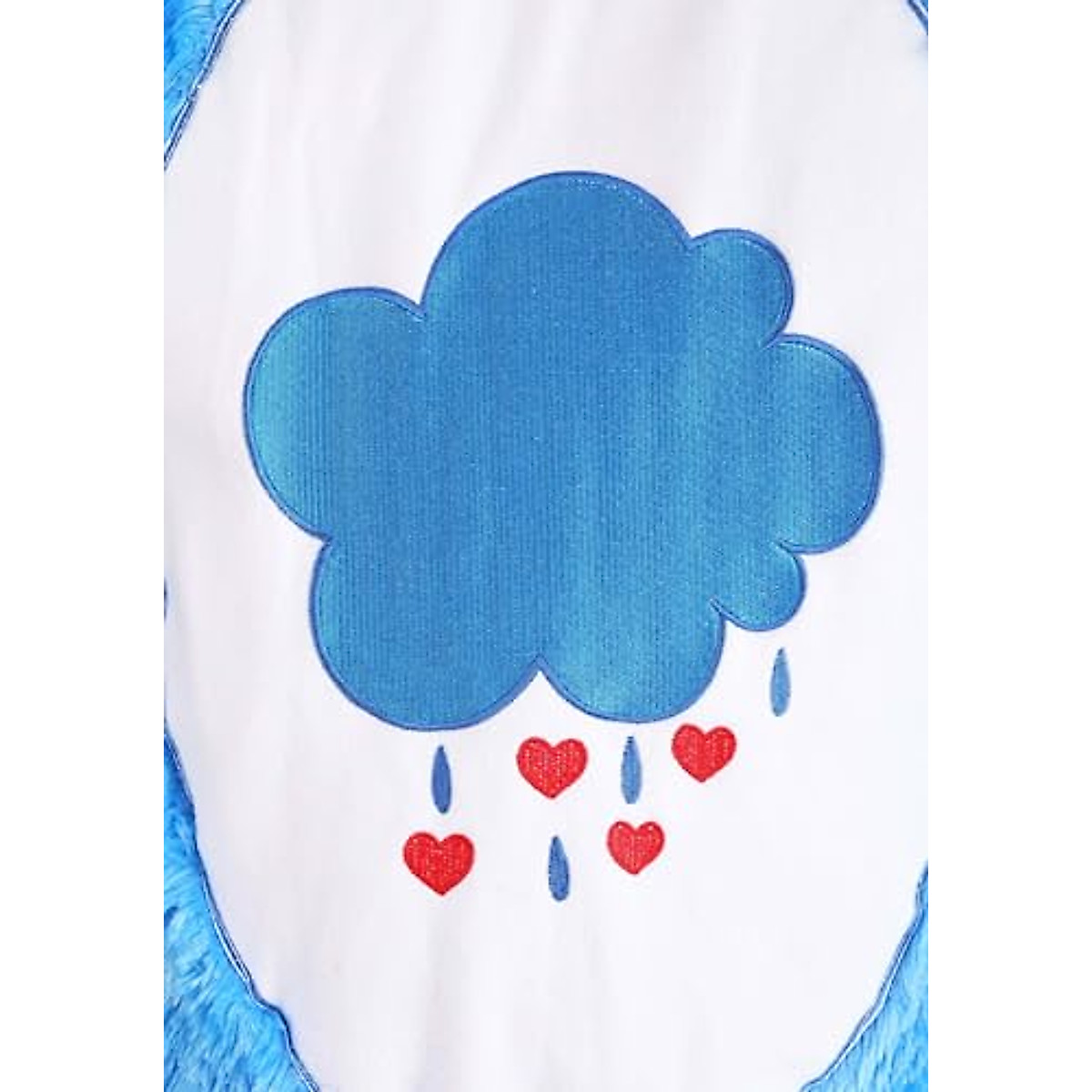 Adult Plus Size Care Bears Grumpy Bear Costume Grumpy Bear Onesie Suit 4X Blue