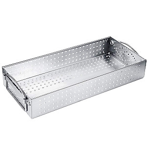 AIYoo Mesh Cutlery Tray- 1 Compartments 304 Stainless Steel Kitchen Utensil Drawer Organizer/Silverware Storage Kitchen Utensil Flatware Tray - 12.0x5.5*2.0 Inch