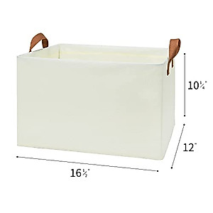 GRANNY SAYS Bundle of 2-Pack Hanging Shelves for Closet & 2-Pack Lidless Storage Bins with Metal Frame