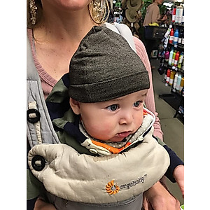 EMF Baby Hat Beanie EMF Blocking Baby Beanie Microwave RF Shielding All Season Baby Beanie Cap Black, Brown, 1-4