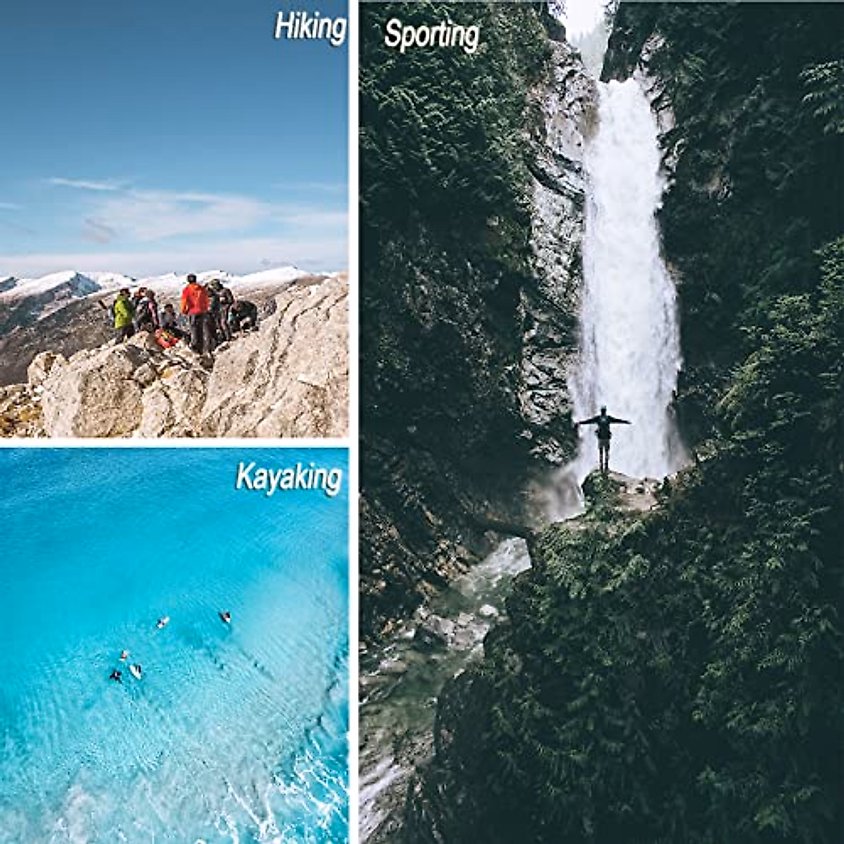 BRONZY Waterproof Backpack Dry Bag 30L Roll Top Closure With Front Zippered Pocket Heavy Duty Breathable Foam Padded Backing Heat Seal Finishing For Kayaking Camping Boating Hiking Beach (Khaki)