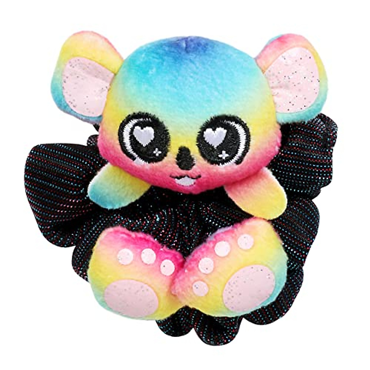 SCRUNCHMIEZ 96553 Seven Pack, Exclusive Magically transforms from Hair Scrunchie to Cute Plush Friend as Well as Backpack Clip. So Many Characters to Collect & wear
