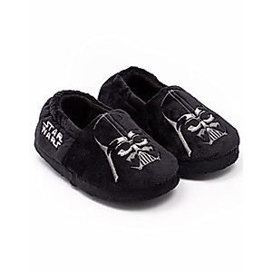STAR WARS Darth Vader Slippers Boys Kids Villain House Shoes Loafers 11.5 US Little Kid