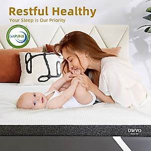 YITAHOME Queen Size Mattress Topper 3 Inch Cooling Memory Foam Bed Topper with High Density Soft Foam-Relieve Back Pain, Foam Mattress Pad with Removable Cover