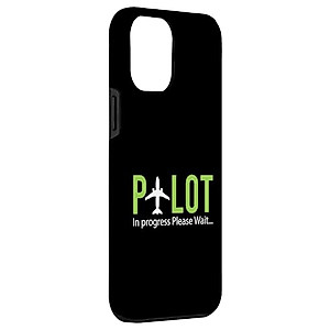 iPhone 12 Pro Max Pilot In Progress Airplane Aircraft Aviation Pilot Case