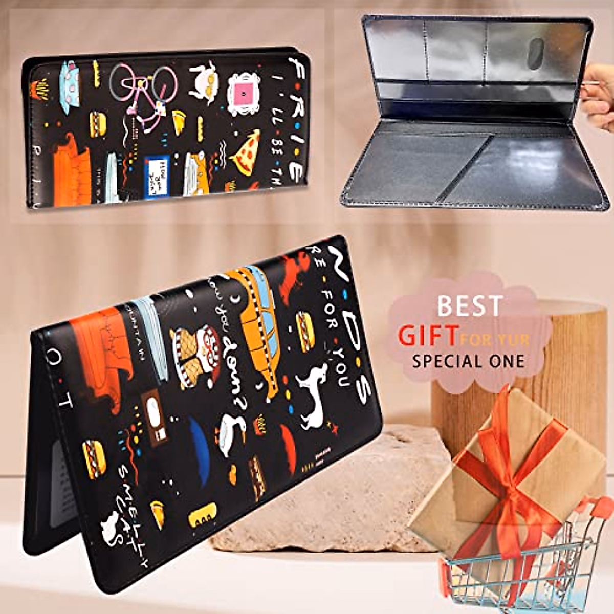 Friends Car Registration and Insurance Card Holder,Friends Car Accessories,Friends TV Show Merchandise,Vehicle Glove Box Car Organizer