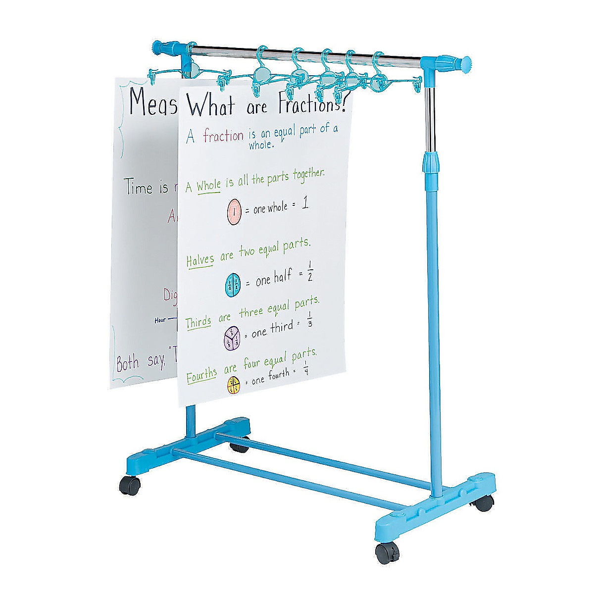 Anchor Chart Storage Rack - Includes 12 Hangers