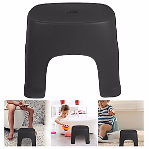 Holibanna Toilet Stepping Foot Potty Training Toddler Stool Plastic Bathroom Sink Stool Shoe Changing Stool Milking Fishing Stool for Home
