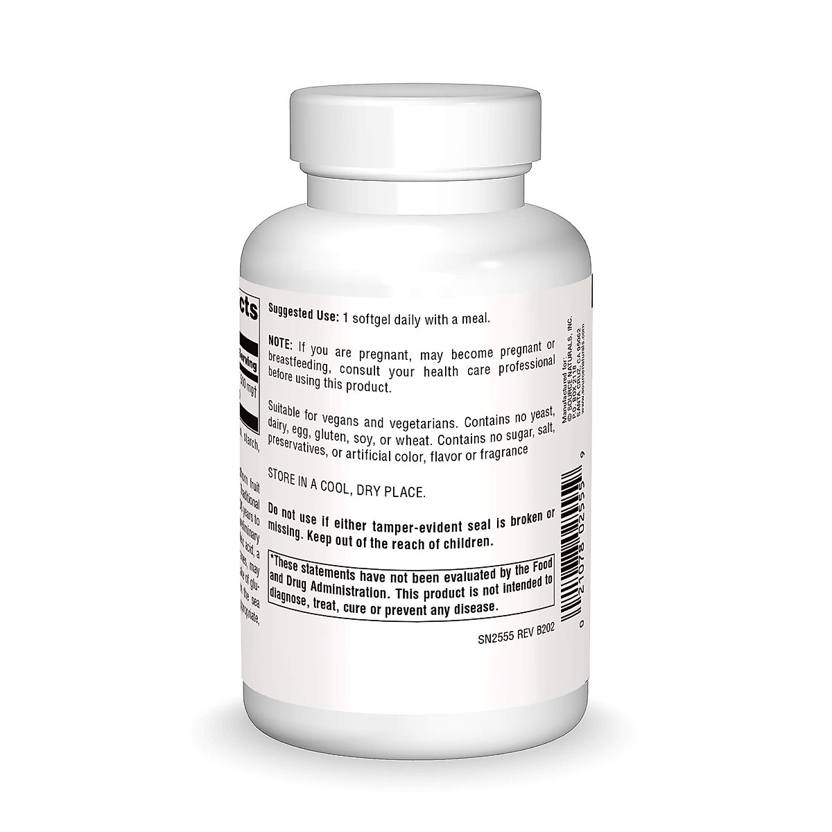 Source Naturals Omega-7 Sea Buckthorn Fruit Oil, Non-GMO, Vegan-Sourced for Health and Vitality* - 120 Vegan Softgels