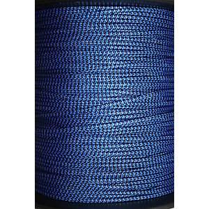 60X Custom Strings Blue & Black Speckled BCY #24 D Loop Rope Release Material 10'