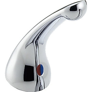 Delta Faucet RP28898 Single Lever Handle Kit With Button and Set Screw, Chrome