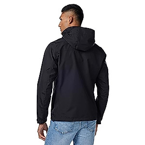 Helly Hansen Men's Dubliner Waterproof Windproof Breathable Rain Coat Jacket, 990 Black, Large